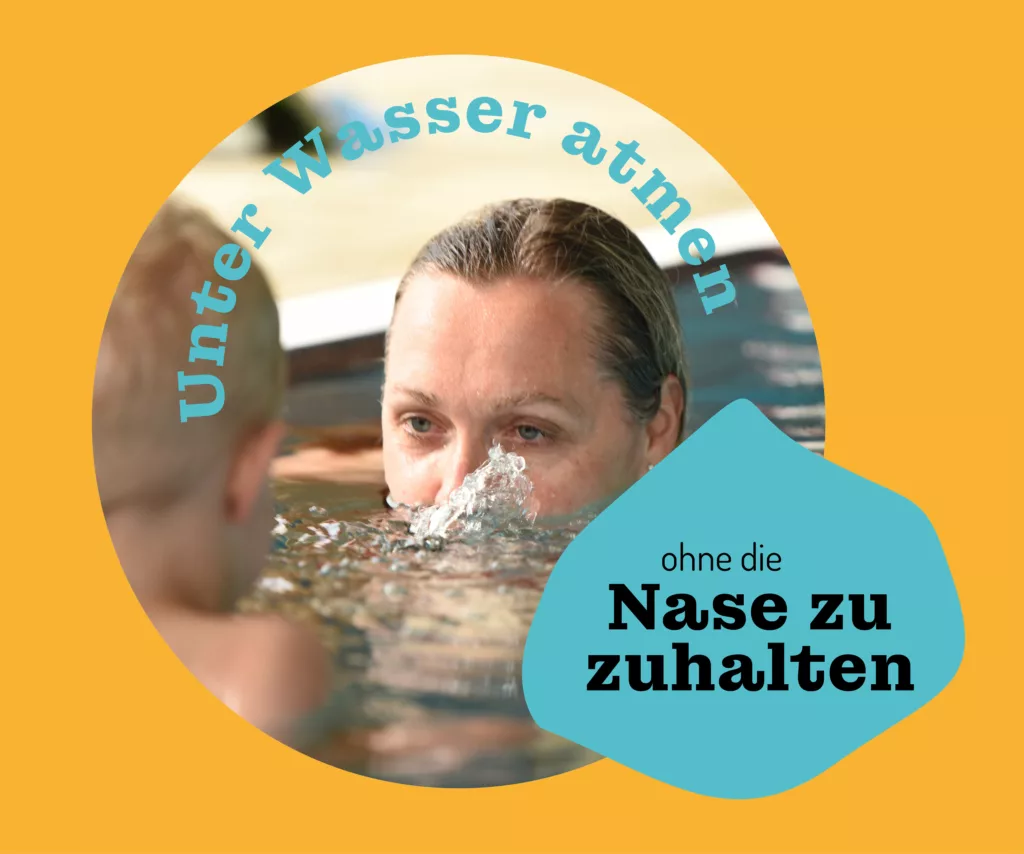 Schwimmen lernen, ohne sich die Nase zuzuhalten für Kinder | Spass im ...